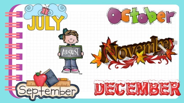 Dates & Numbers- Learn Cardinal Ordinal Numbers/Days of the Week/Months ...