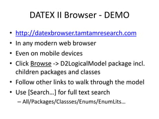 DATEX II Browser | PPTX