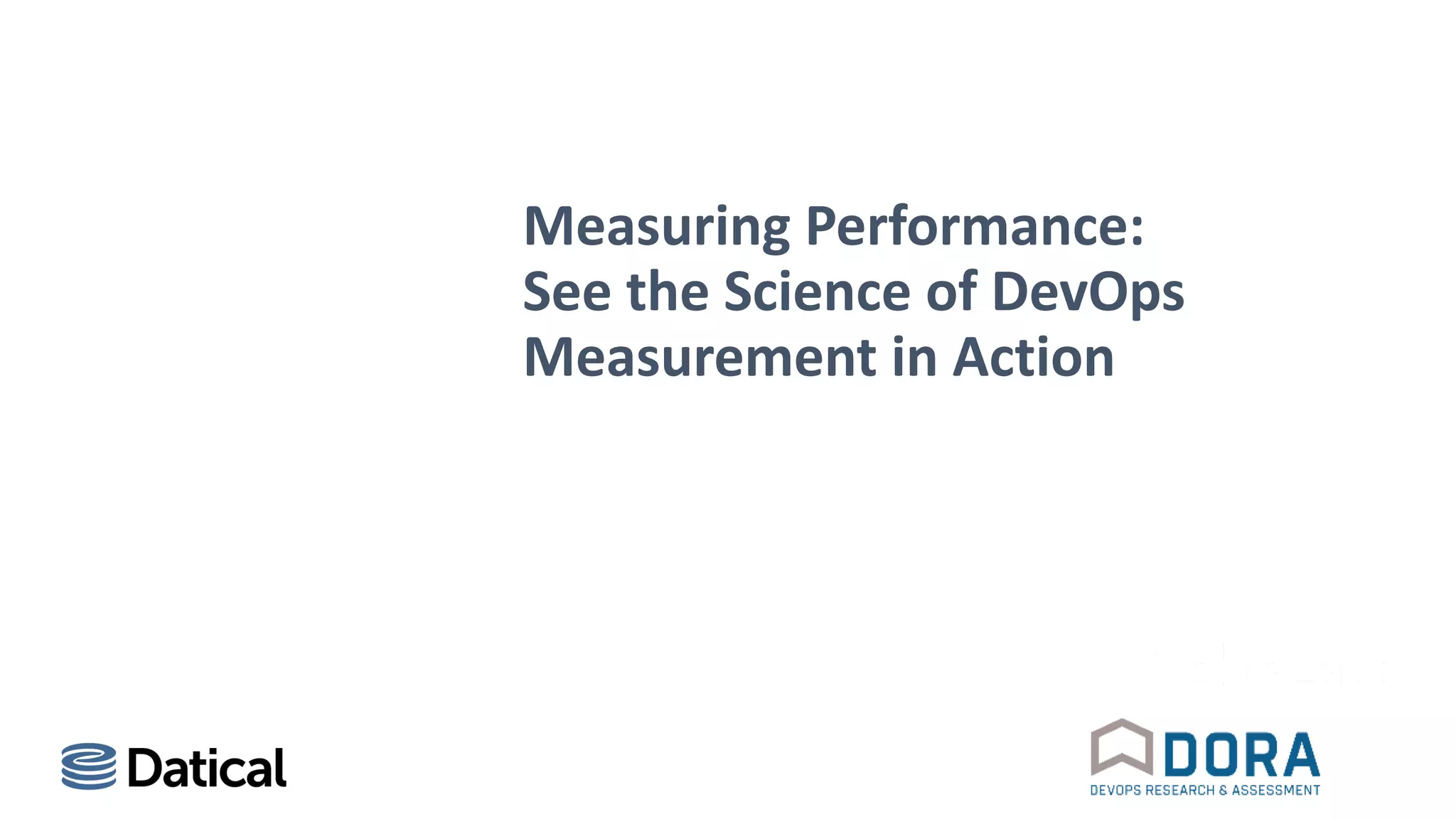 Measuring DevOps Performance | PPT