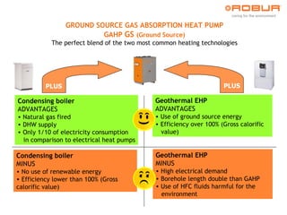 Winning Advantages: Robur Gahp Plus Boiler + Ehp | PPT