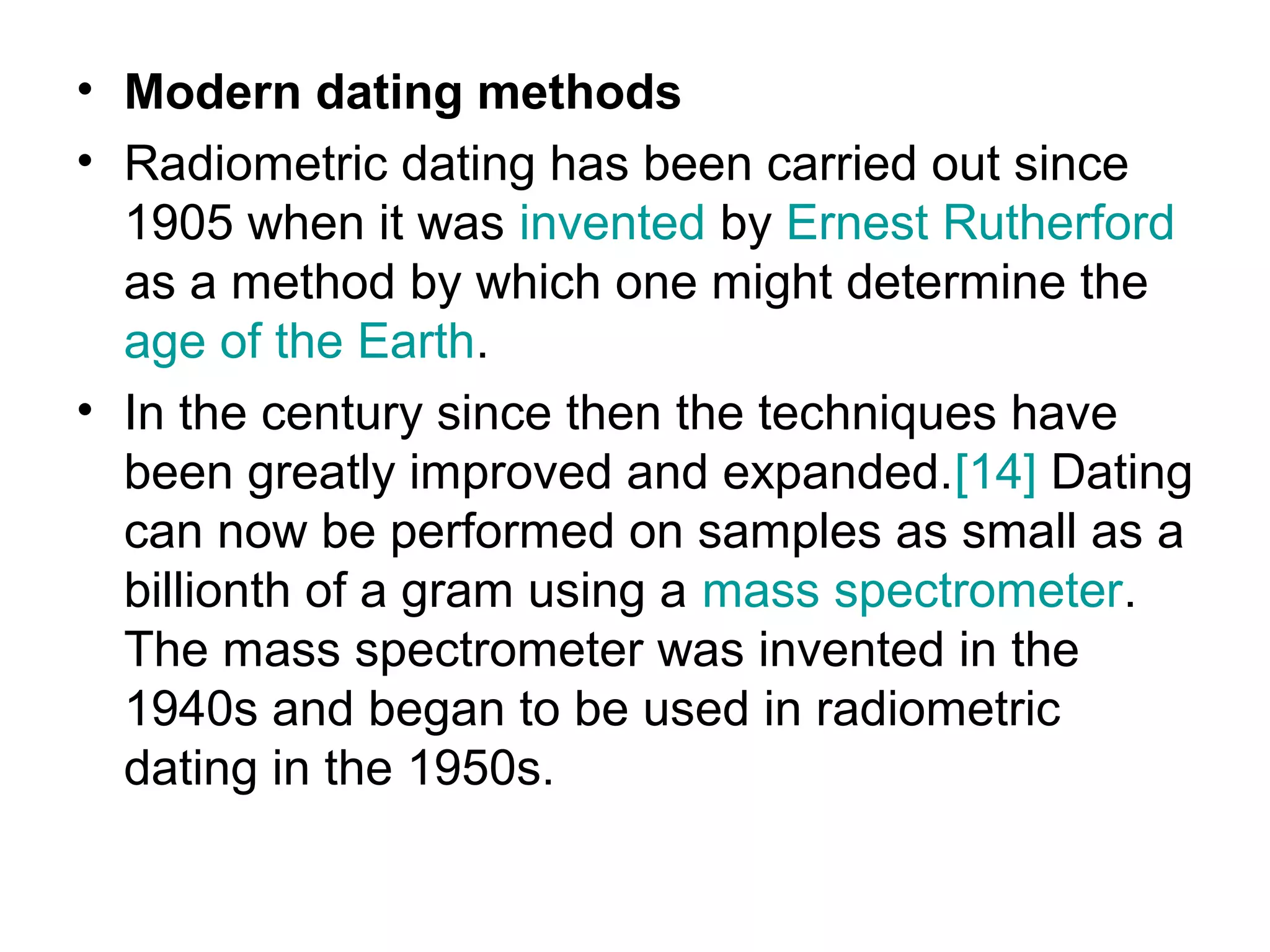 Dating Geologic Time Scale-Geomorphology chapter | PPT