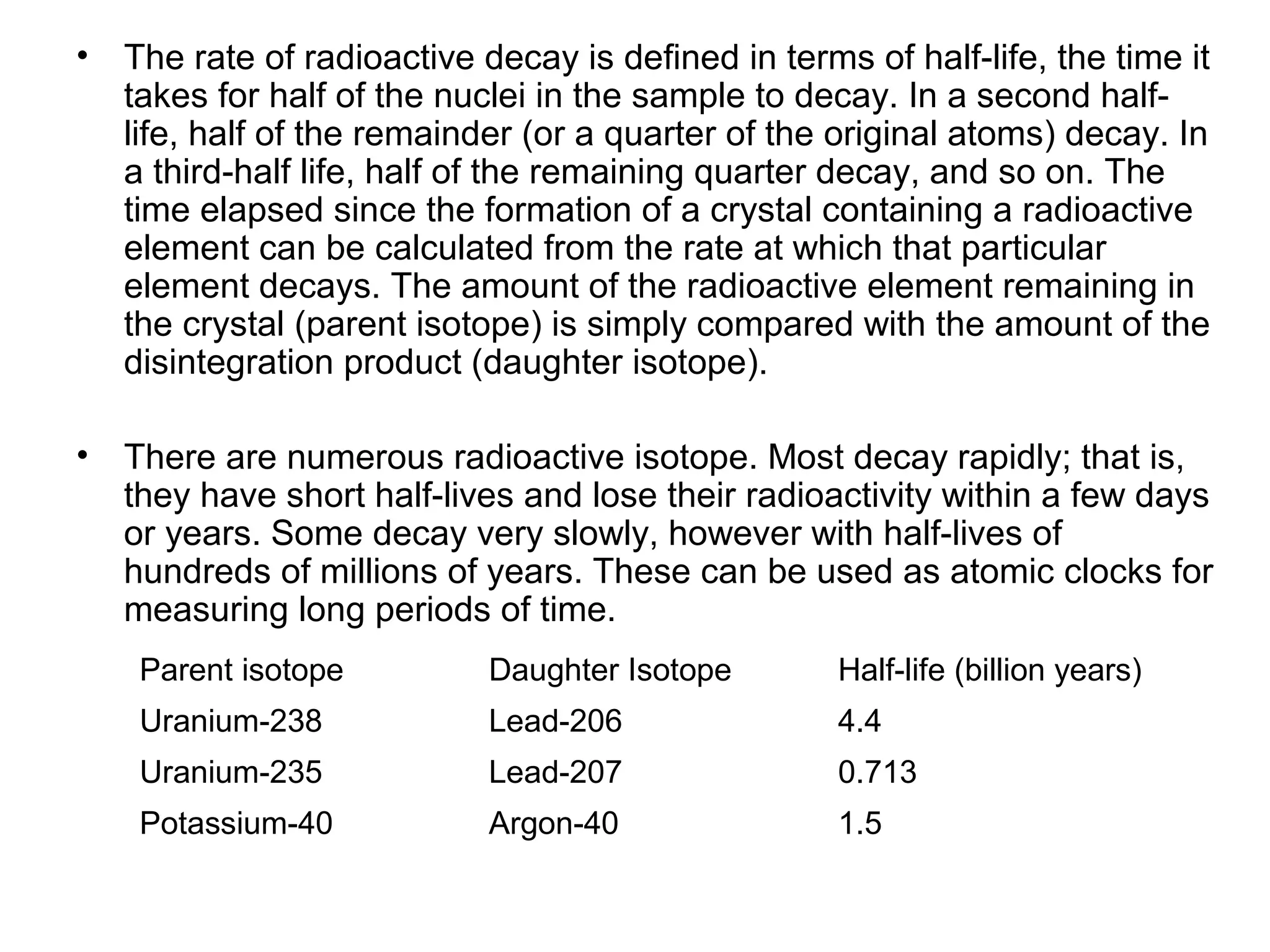 Dating Geologic Time Scale-Geomorphology chapter | PPT