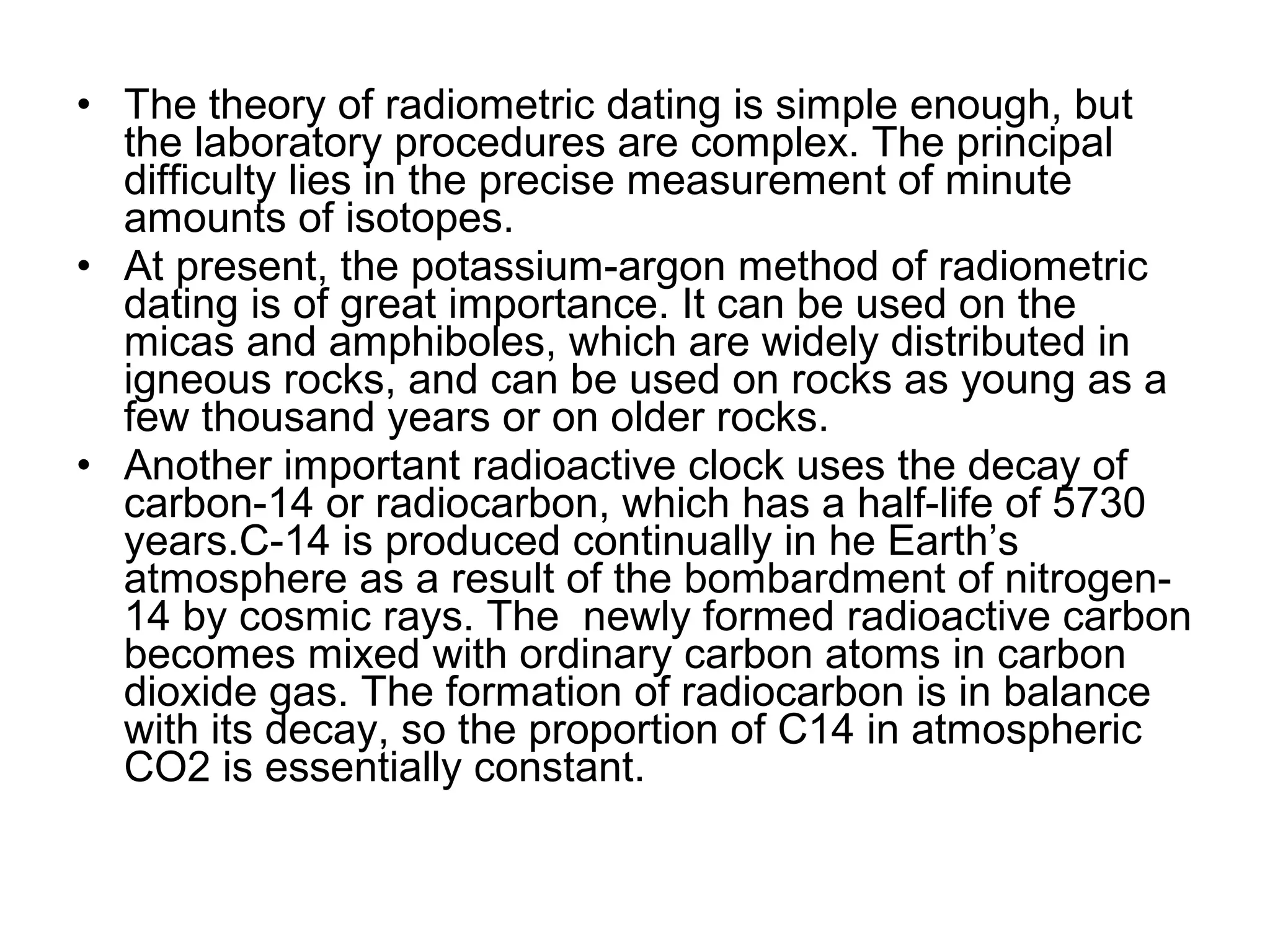 Dating Geologic Time Scale-Geomorphology chapter | PPT