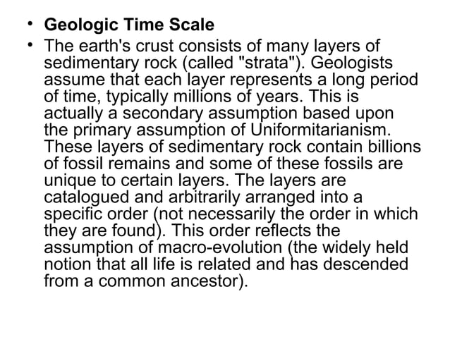 Dating Geologic Time Scale-Geomorphology chapter | PPT