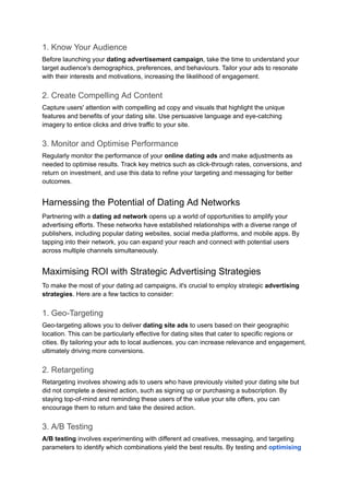 Dating Ads | Dating Advertising | Dating Site Ads | PDF | Social ...