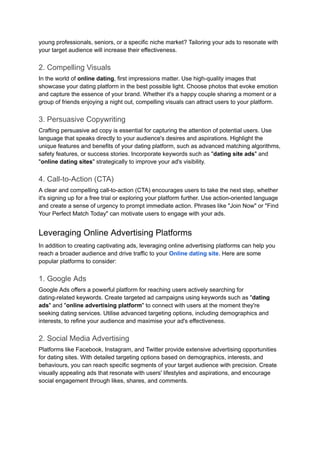 Dating Advertising: Strategies and Best Practices | PDF