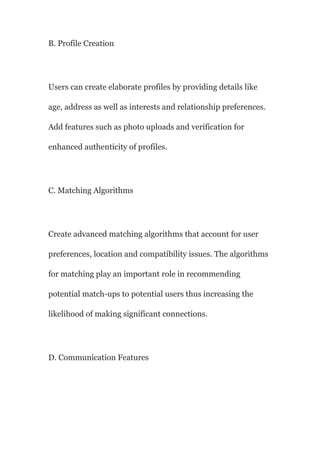 The Dating Mobile App Development Process | PDF