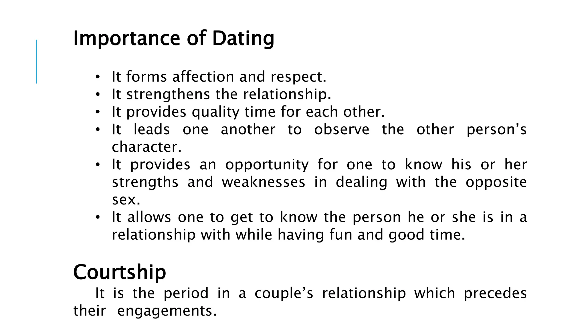 Dating, courtship, and marriage | PPTX