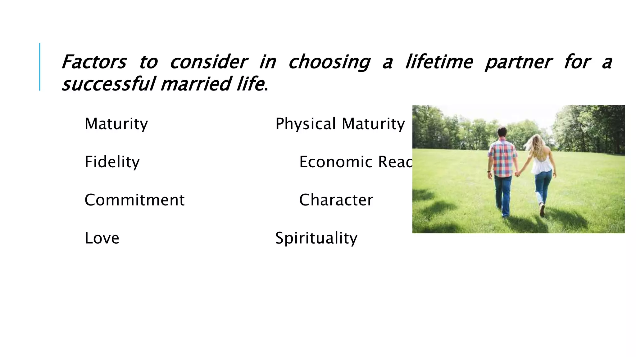 Dating, courtship, and marriage | PPTX