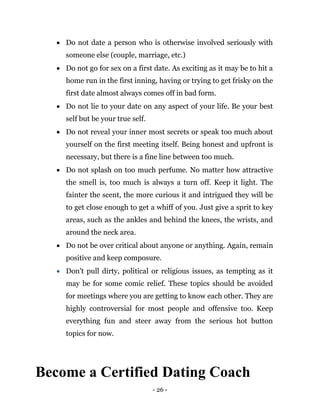 Dating dos and_dont | PDF