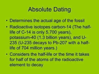 Dating Fossils.ppt