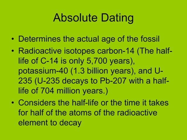 Dating Fossils.ppt