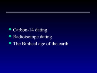 Radioactive Dating Fossils
