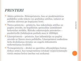 Datora uzbūve un perifērijas ierīces | PPT