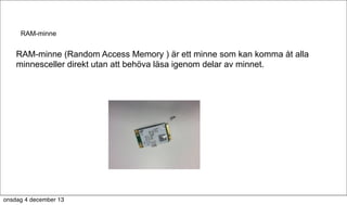 Datorkomponenter | PPT