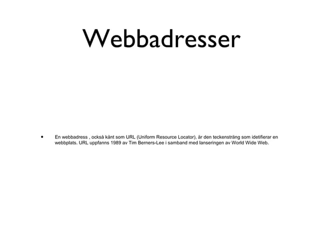 Datorteknik internet2 | PPT