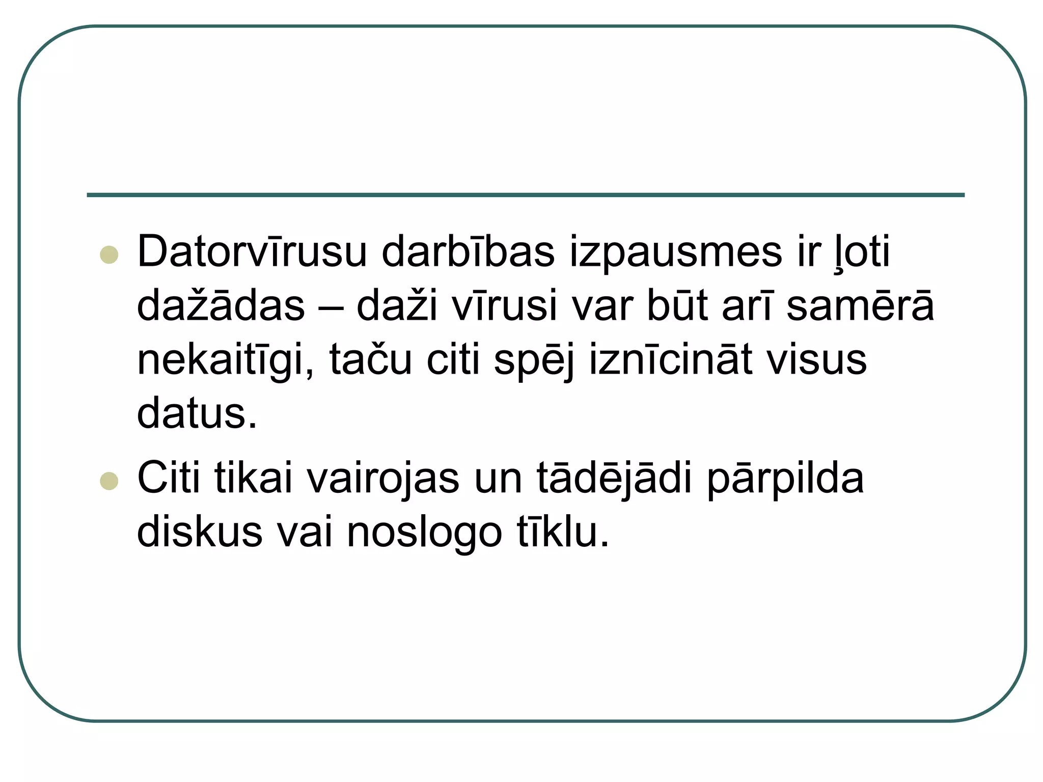 Datorvīrusi | PPTX