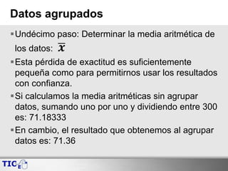 Datos agrupados 04 | PPT