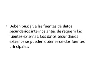 Datos Primarios Y Secundarios | PPTX
