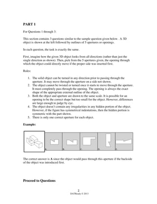 DAT Ready Canadian DAT PAT Questions | PDF