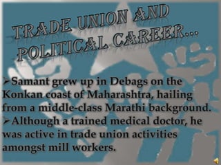 Datta samant- a name to remembered | PPT