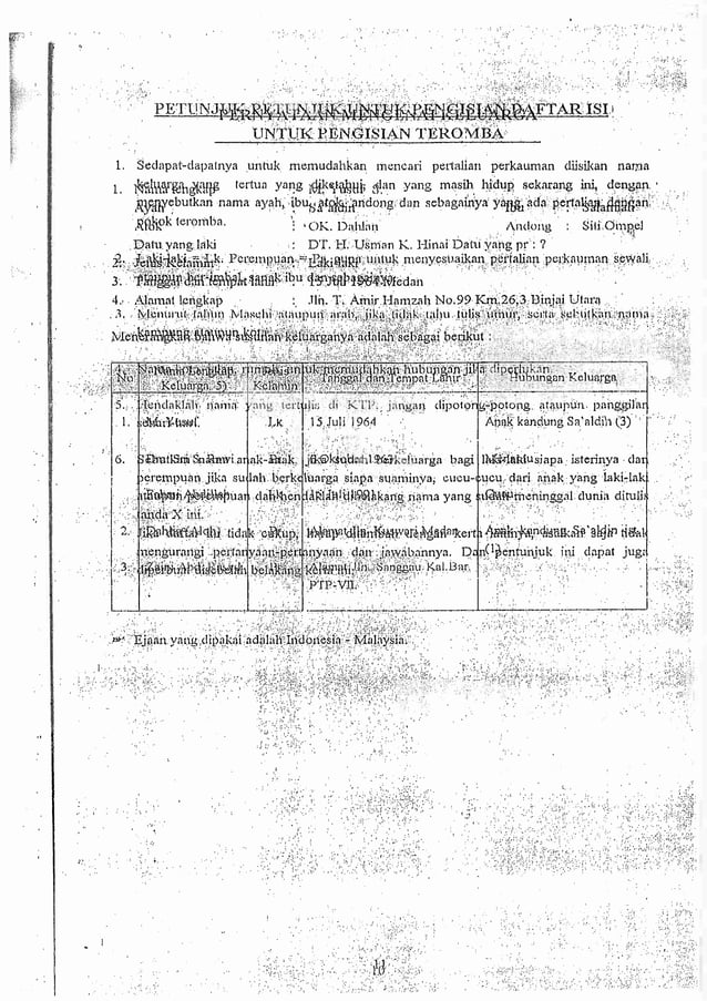 TAROMBO TEROMBA Datuk Lidah Hitam Petani | PDF