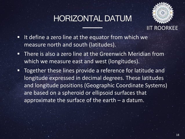 Datum | PPTX | Geography | Science