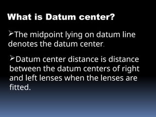 DATUM SYSTEM ,DATUM LINE ,DATUM CENTER,MID DATUM DEPTH | PPTX