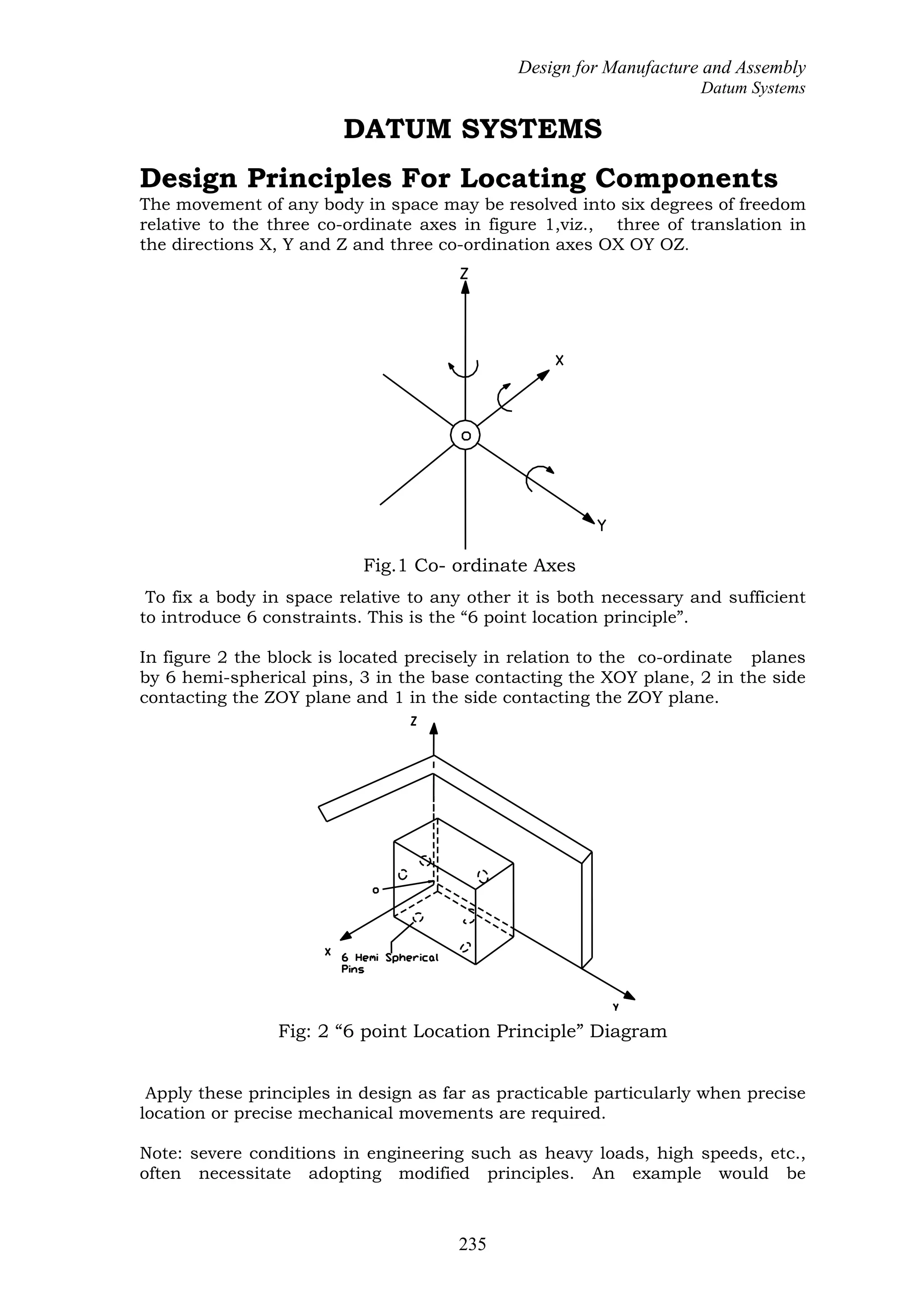 Datum systems-DFMA- in precision engg | PDF