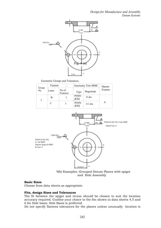 Datum systems-DFMA- in precision engg | PDF