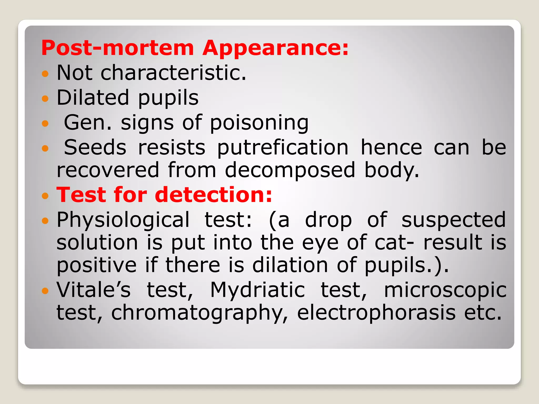 Datura or deliriant poisoning by Mr.Sunil Ahirwar (Forensic Expert) | PPTX