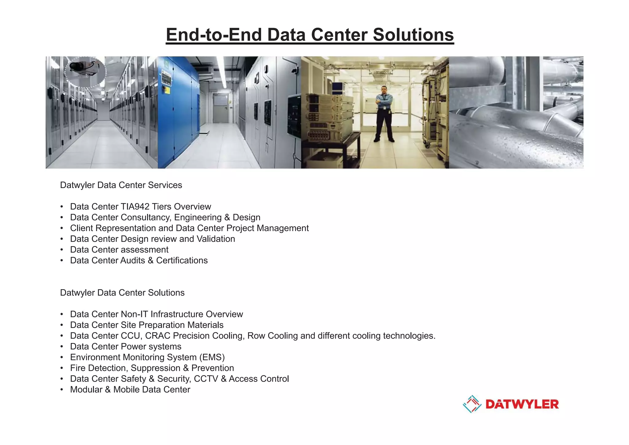 Datwyler data center presentation info tech middle east | PDF