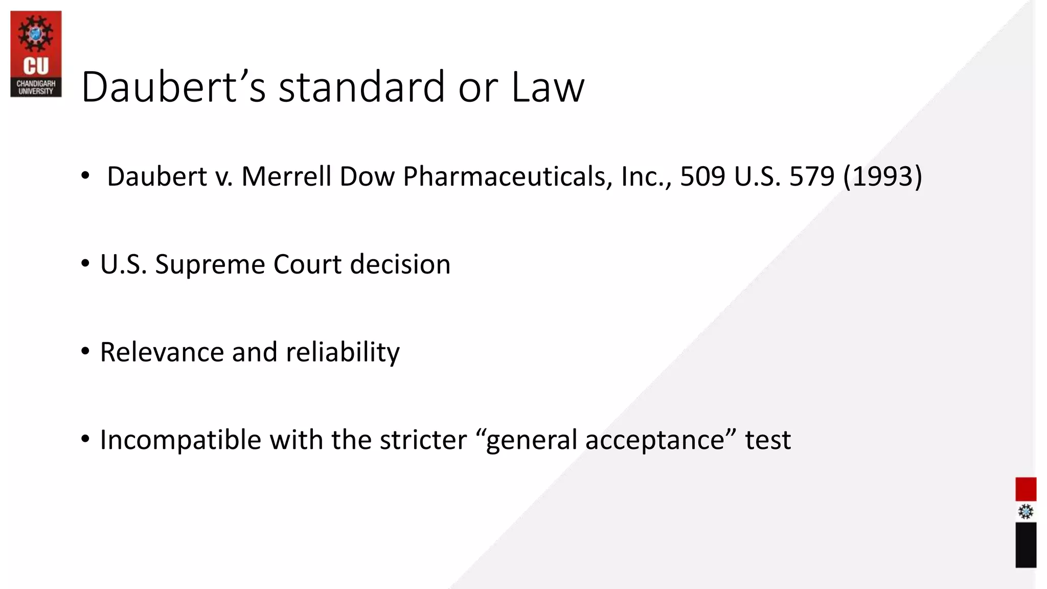 Daubert and Frye Law.pptx