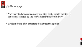 Daubert and Frye Law.pptx