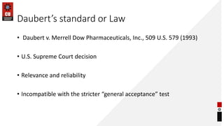 Daubert and Frye Law.pptx