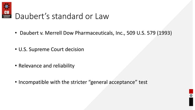Daubert and Frye Law.pptx