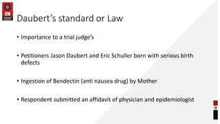 Daubert and Frye Law.pptx