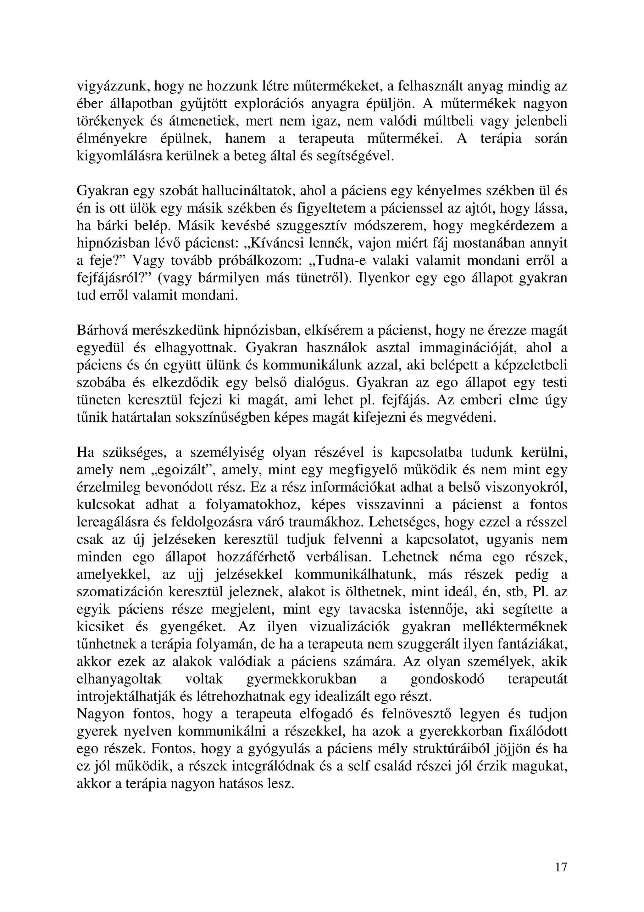 Daubner Béla - Ego State Therapy | PDF