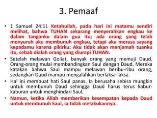 Daud dalam alkitab | PPTX
