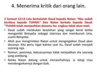Daud dalam alkitab | PPTX