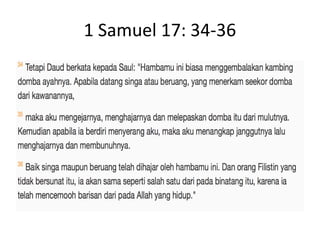 Daud dalam alkitab | PPTX