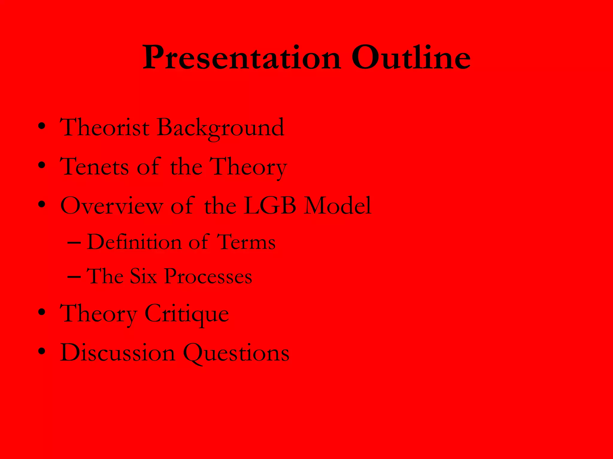 D'augelli's Theory of Lesbian, Gay and Bisexual Development | PPTX