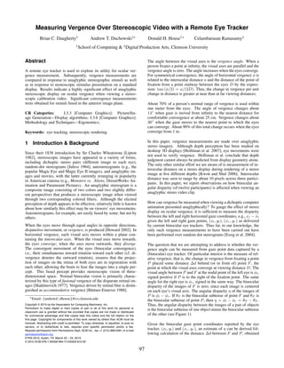 Daugherty Measuring Vergence Over Stereoscopic Video With A Remote Eye ...