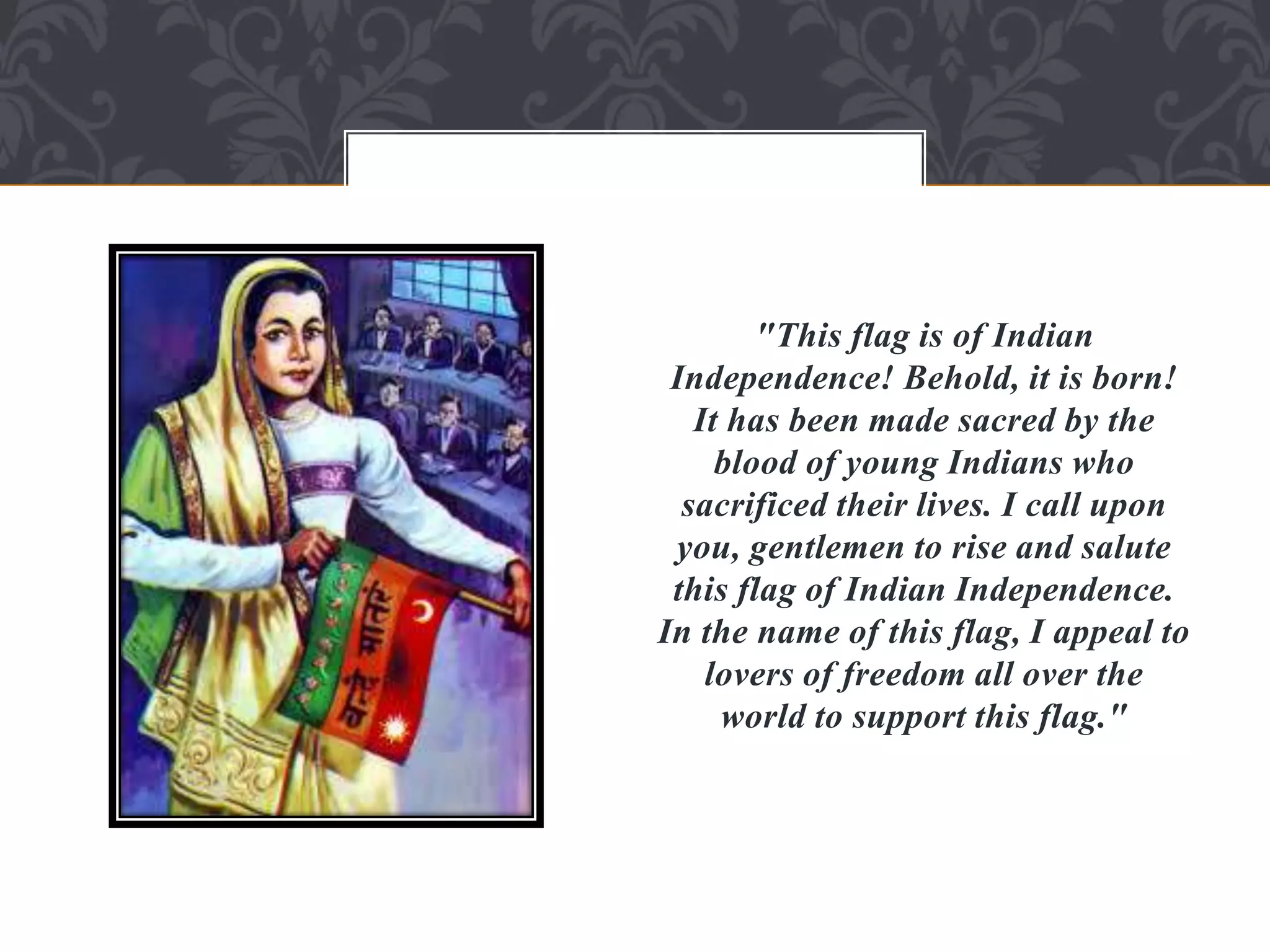 Daughter of india -madam cama | PPTX