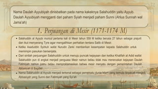 Sejarah berdirinya Daulah Ayyubiyah.docx