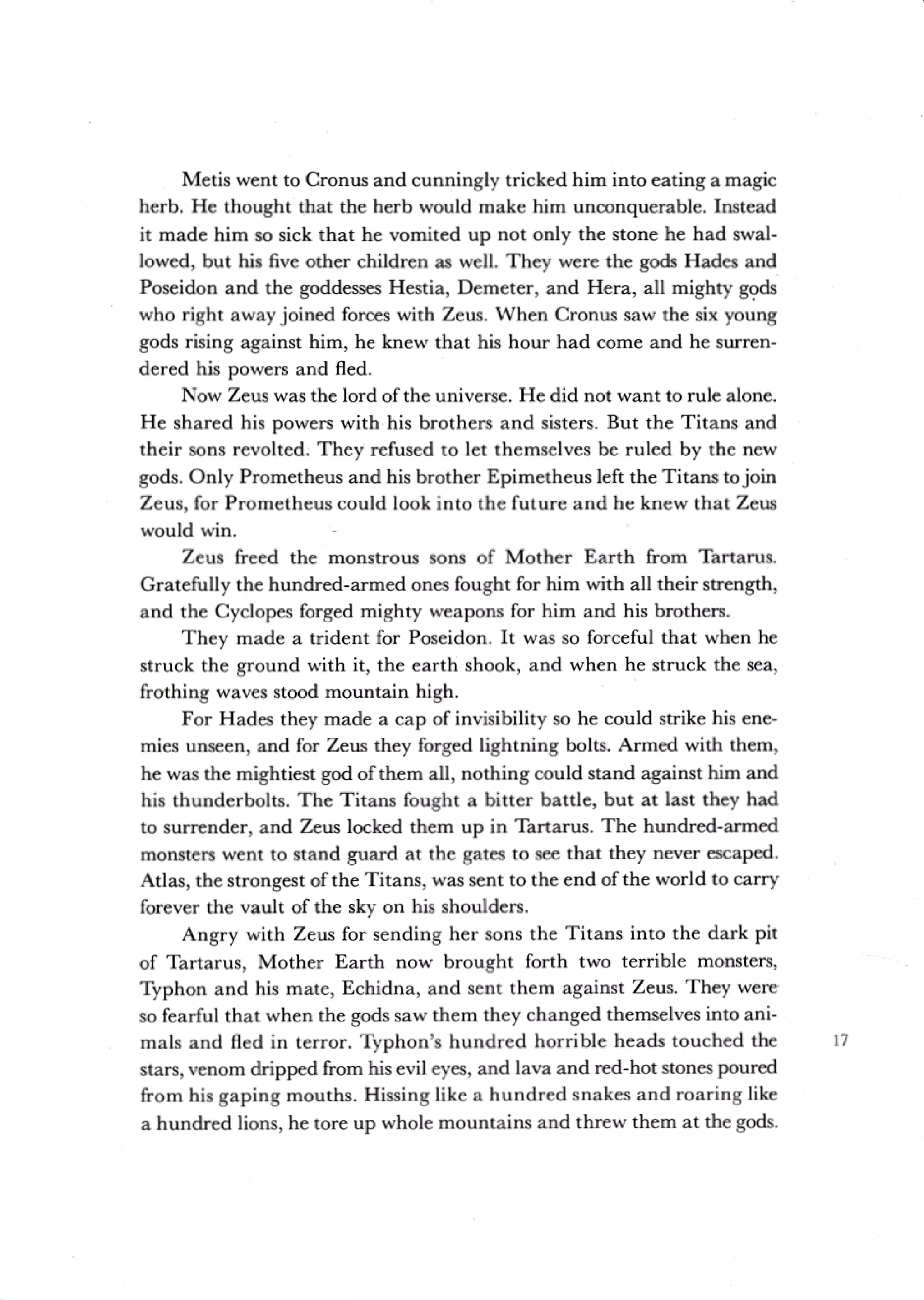 D'aulaires' Book of Greek Myths | PDF