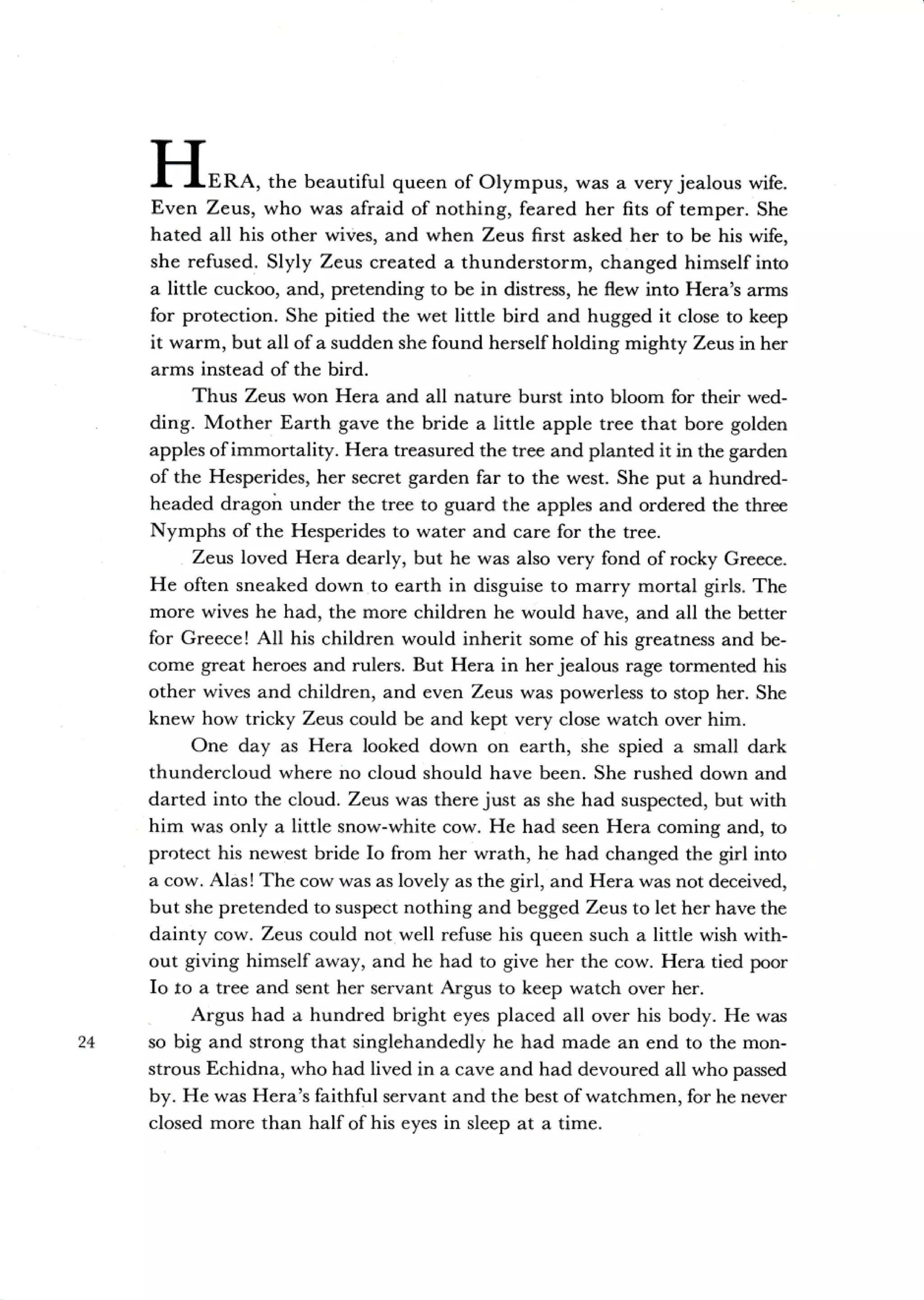 D'aulaires' Book of Greek Myths | PDF