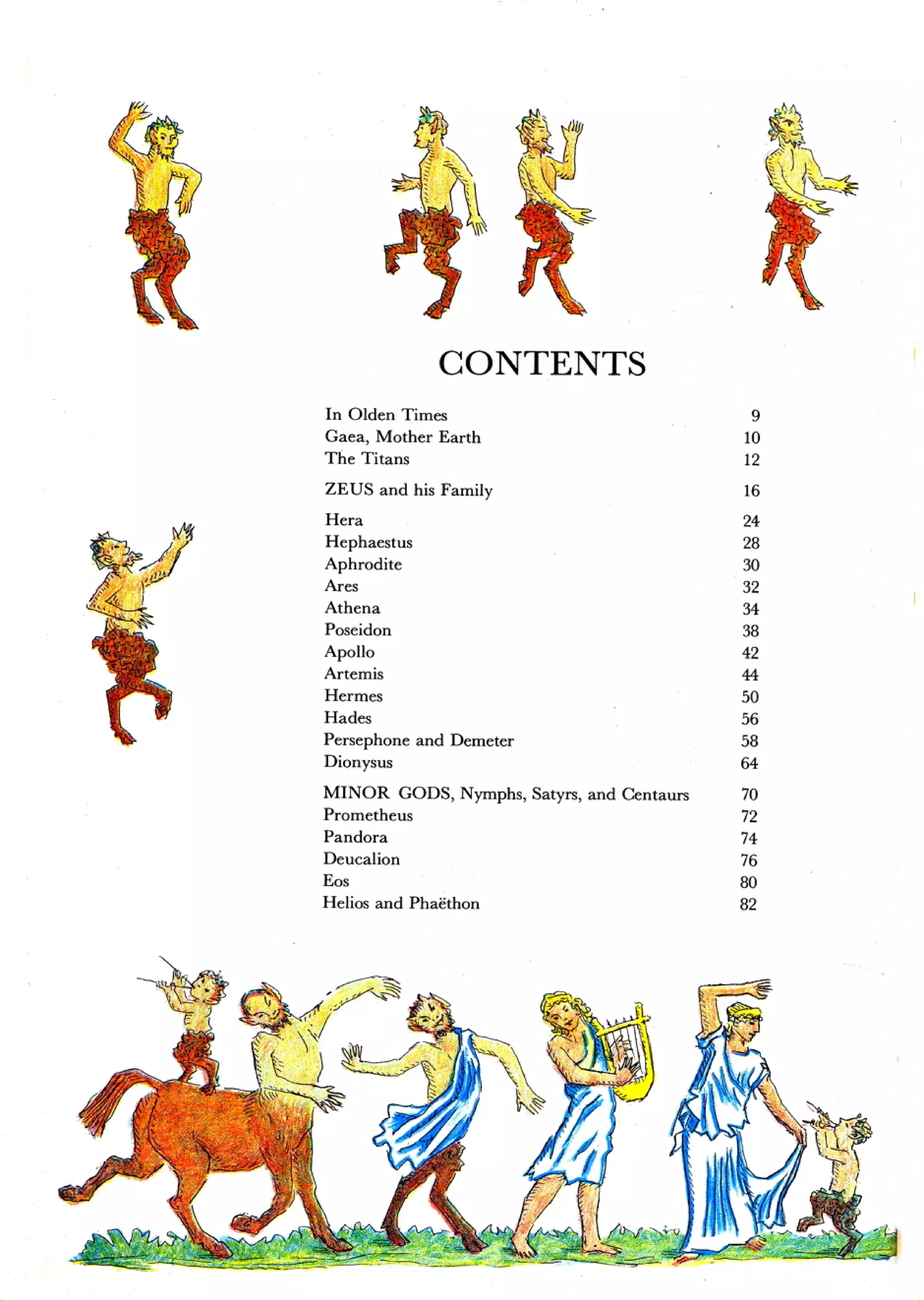 D'aulaires' Book of Greek Myths | PDF