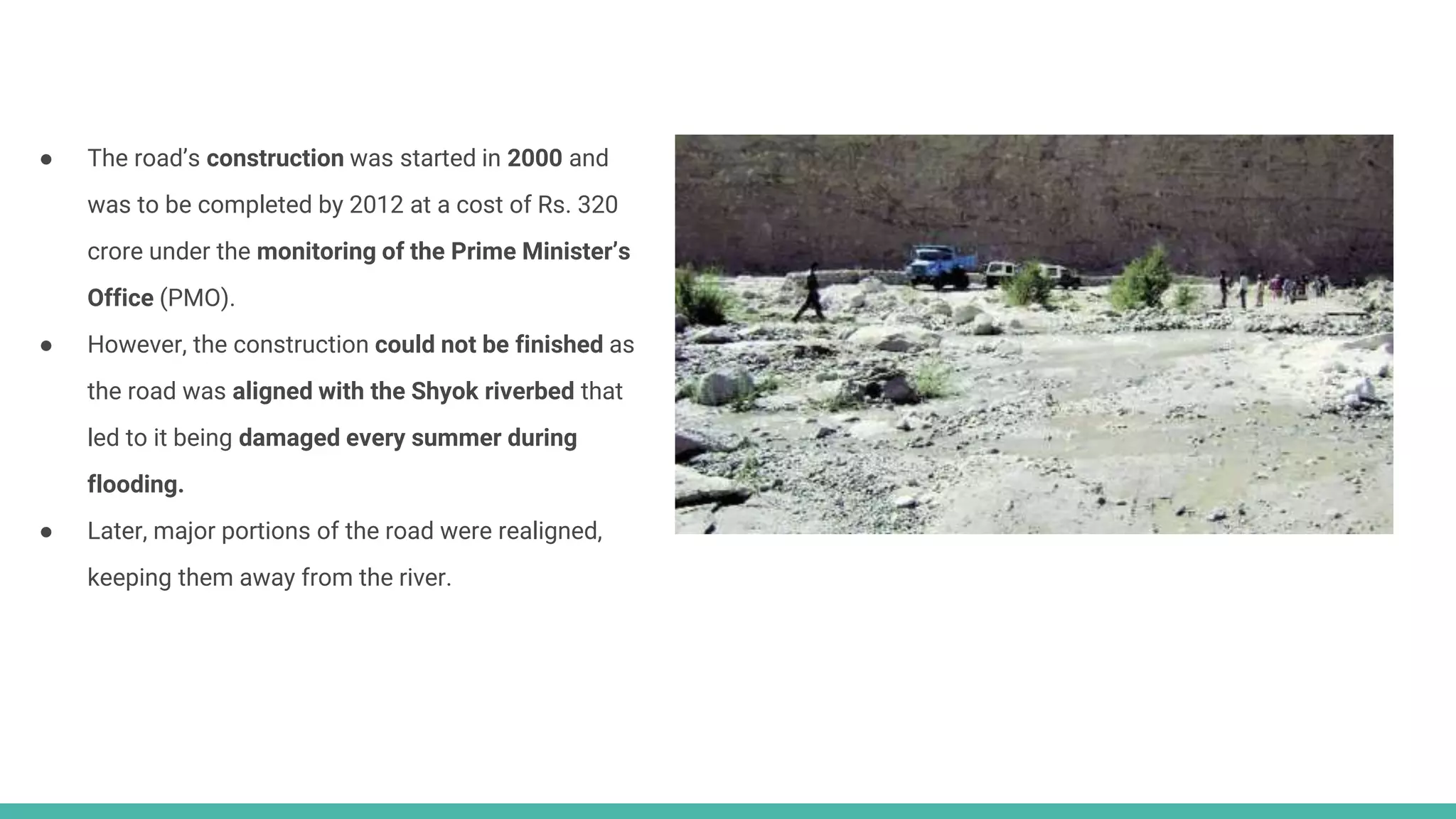 Construction Equipment used in Daulat Beg Oldie road | PPTX