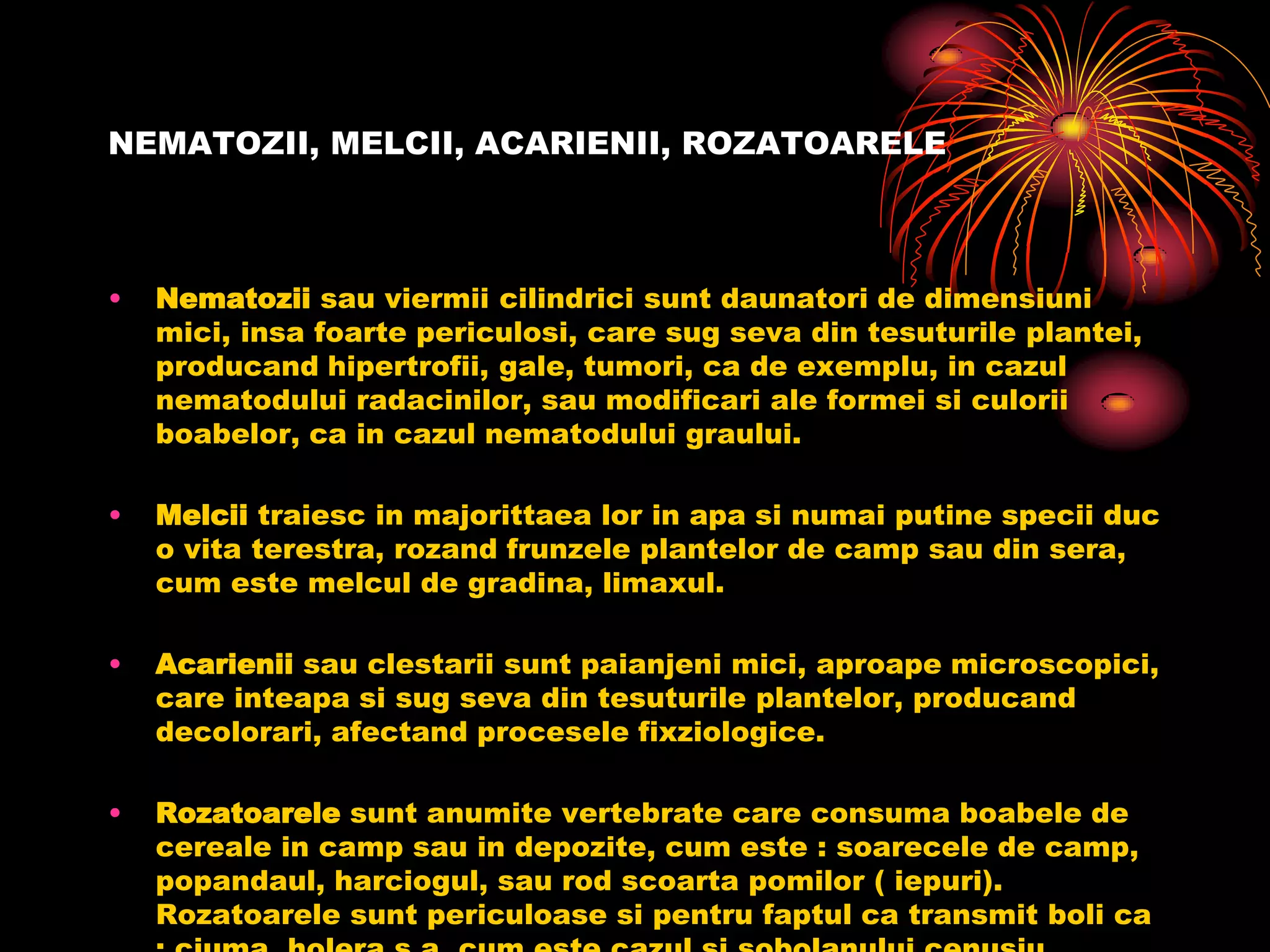 Daunatorii plantelor, daunele produse de daunatori | PDF